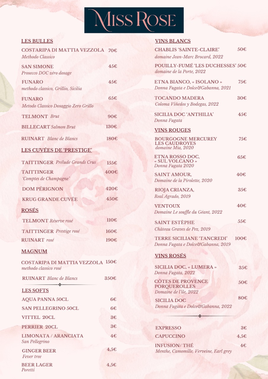 Miss Rose Bistro Brussel - Le Bistro de Giovanni Bruno